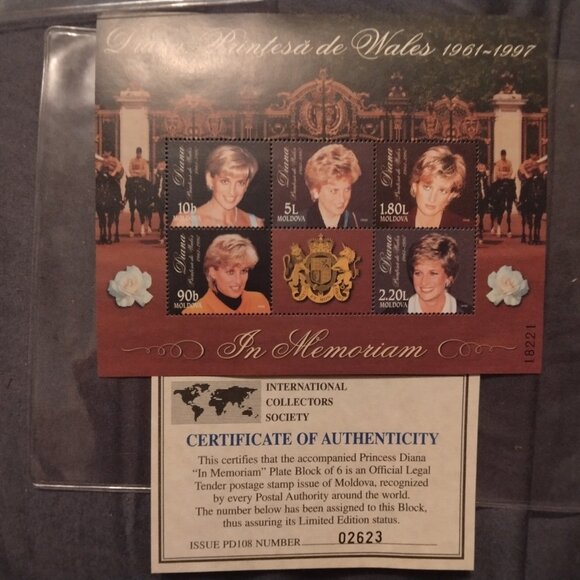 Other | Princess Diana Postage Stamps | Poshmark